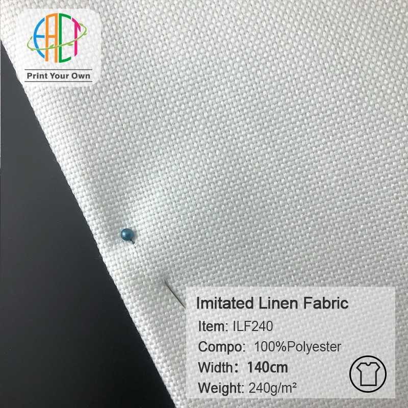 Custom Printed Imitated Linen Fabric | Printing Fabric Factory