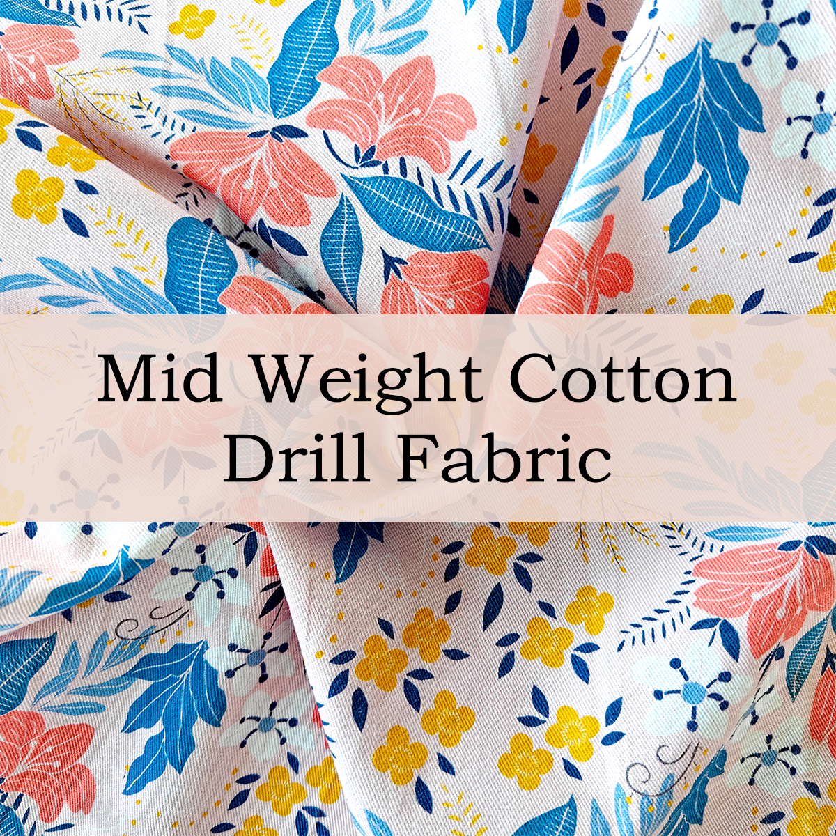 Custom Cotton Drill Woven Fabric Printing | China Factory