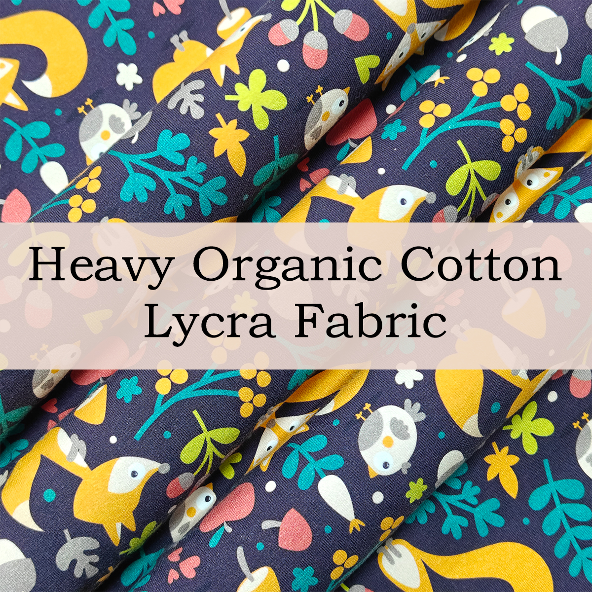 Custom Heavy Organic Cotton Lycra Fabric Supplier China